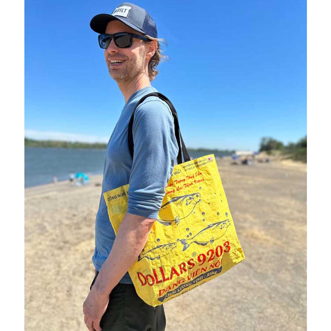 Recycled Fair Trade Shopping Tote - Malia Designs